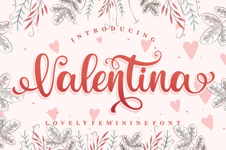 Valentina - Script font, Canva font, Cricut font, Cursive font ...