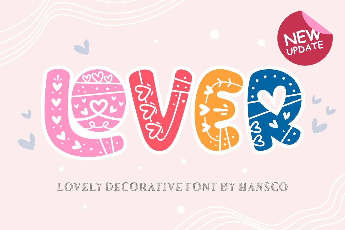Lover - Lovely font, Canva font, Cricut font, Procreate font, Pretty ...