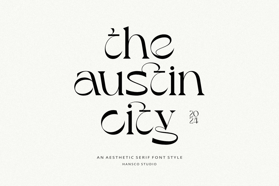Austin City Font - Elegant Font, Aesthetic Font, Canva Font, Wedding ...