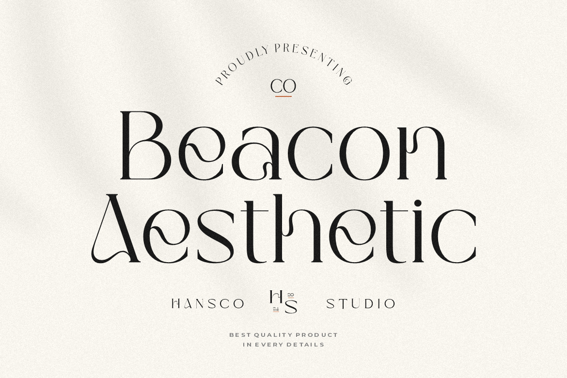 Beacon Aesthetic Font - Modern Font, Awesome Font, Elegant Font ...