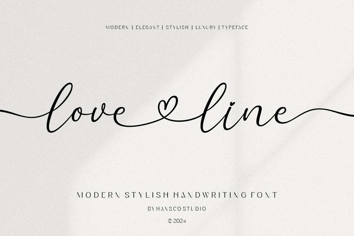 Love Line Font - Font Hearts, Canva Font, Cricut Font, Awesome Font ...