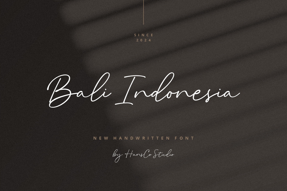 Bali Indonesia Font - Font modern, Canva Font, Cricut Font, Handwritten ...