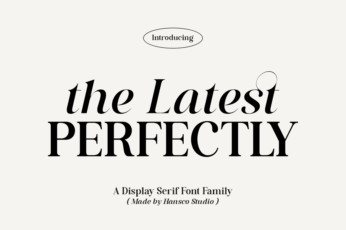 Latest Perfectly Font - Nostalgic Serif Font, Serif Font, Classy Font ...